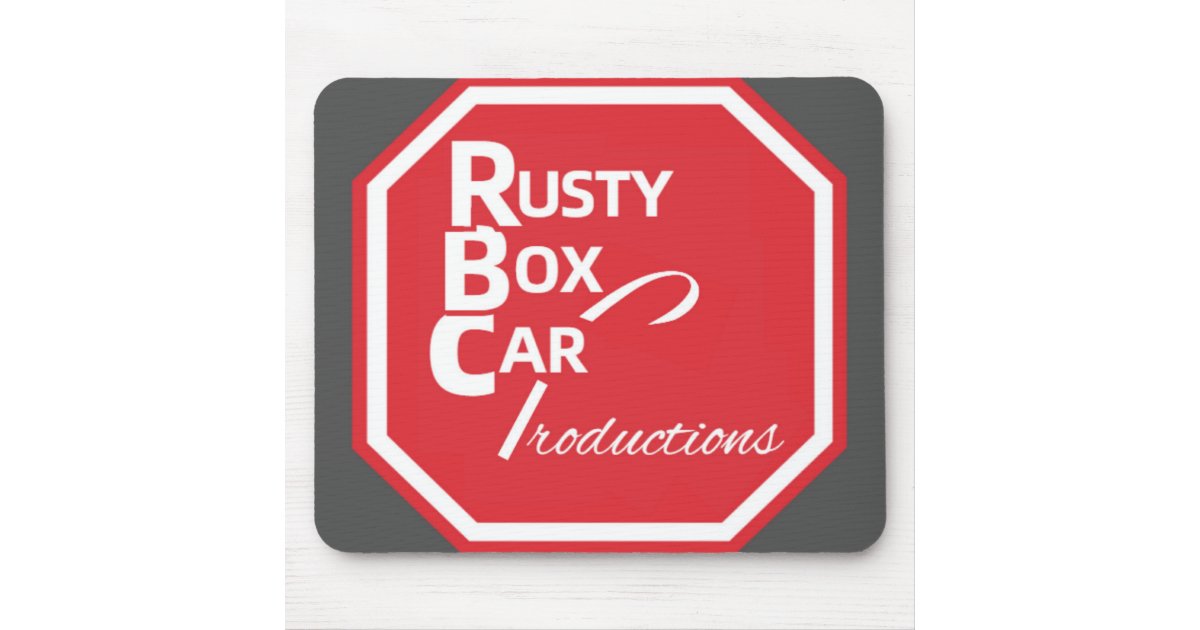 Rusty Boxcar Alternate Logo Mousepad | Zazzle