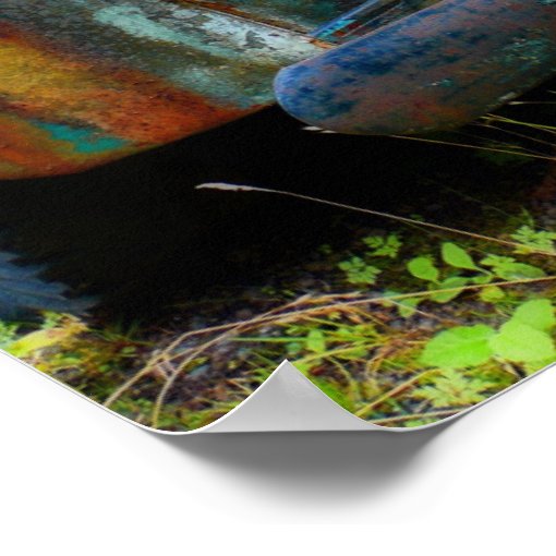 Rusty Old Antique Truck Poster | Zazzle