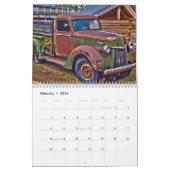 Rusty Old Trucks HDR calendar | Zazzle