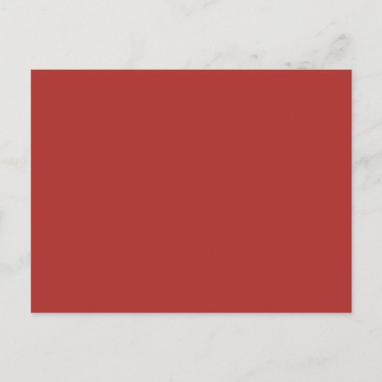 RUSTY RED (solid color) ~ Postcard | Zazzle.com