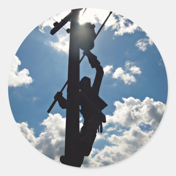 Lineman Stickers | Zazzle