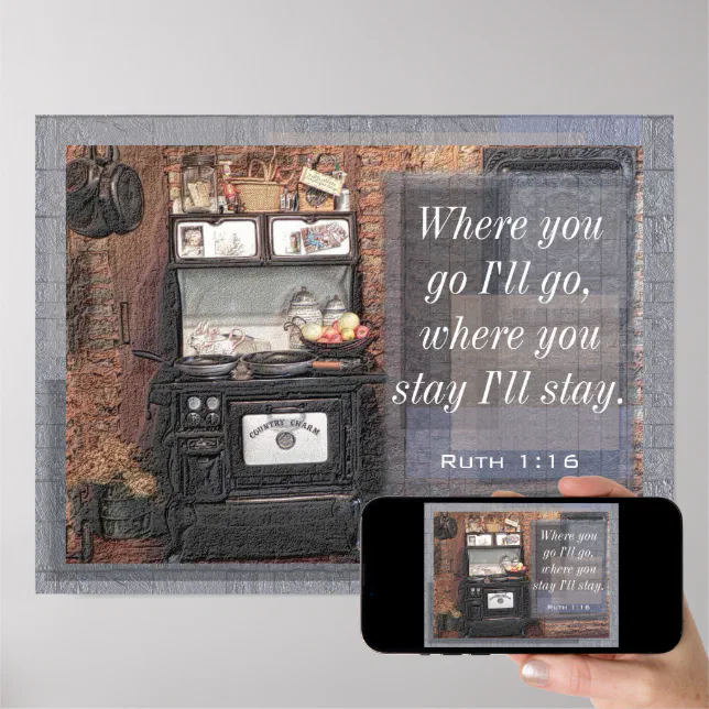 Ruth 1:16 -art print | Zazzle