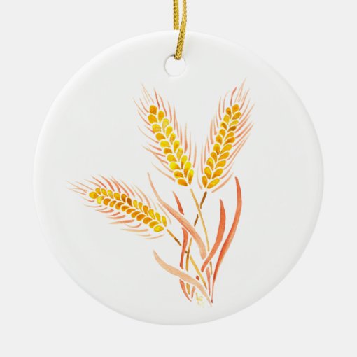 Ruth/Grain Stalks - Jesse Tree Keepsake Ornament | Zazzle