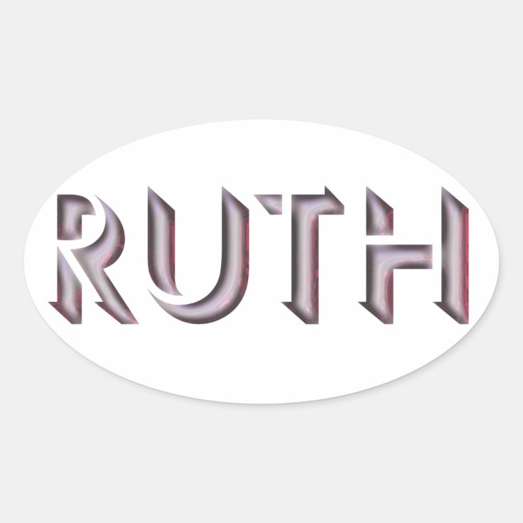Ruth sticker name | Zazzle