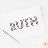 Ruth sticker name | Zazzle