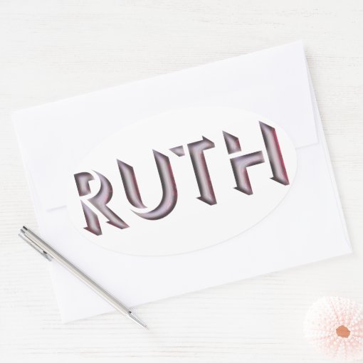 Ruth sticker name | Zazzle