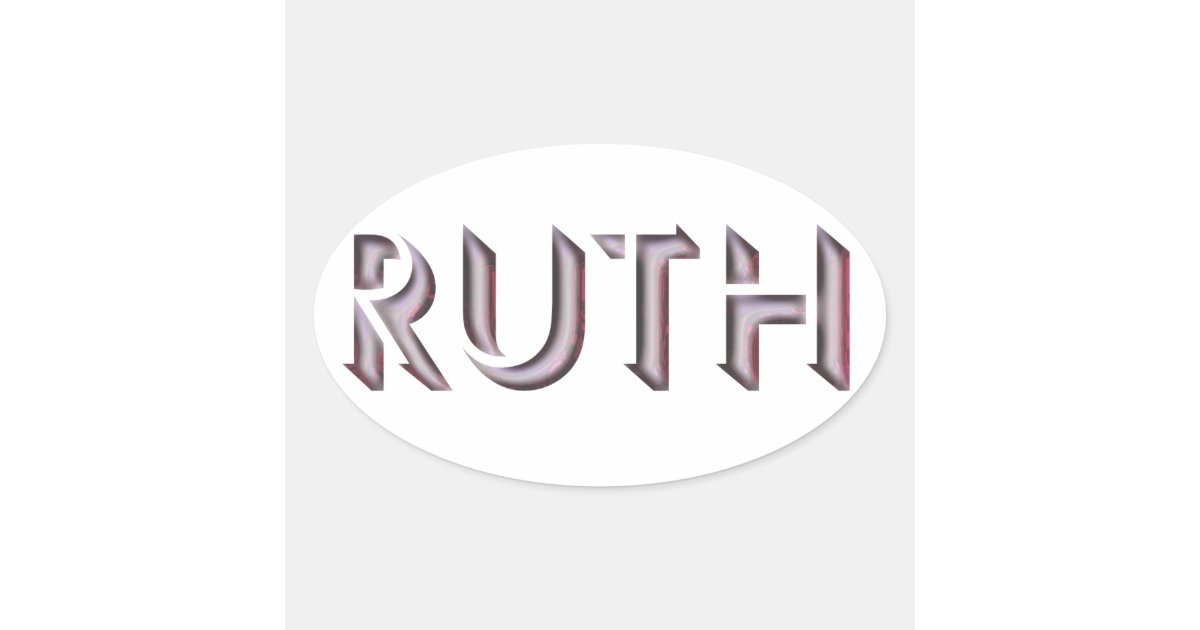 Ruth sticker name | Zazzle
