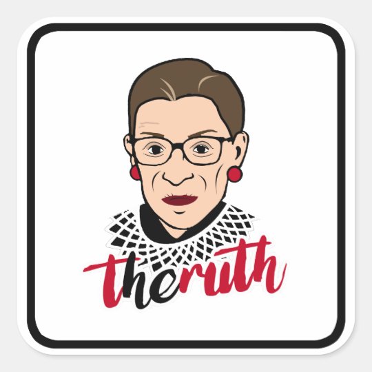 Ruth - The Ruth is Truth -- Square Sticker | Zazzle.com