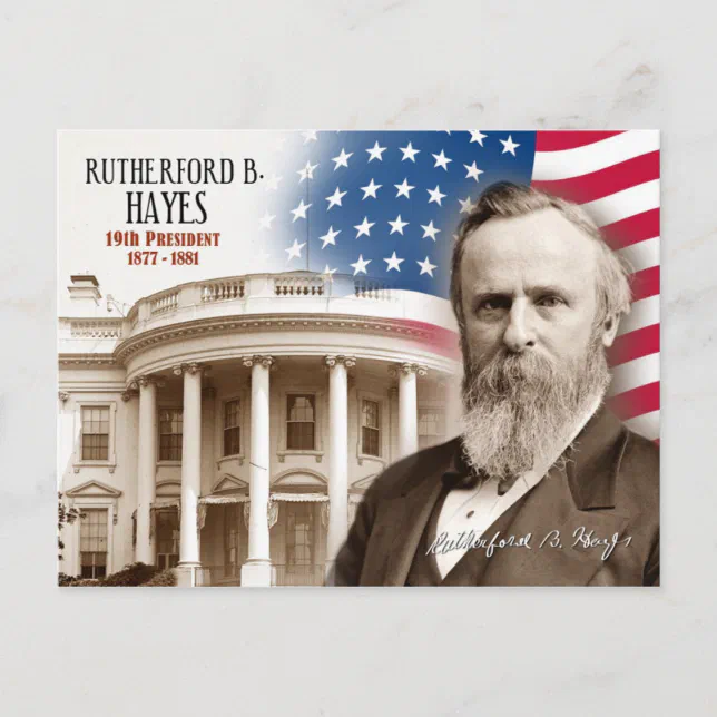 Rutherford B. Hayes - 19th President of the U.S. Postcard | Zazzle