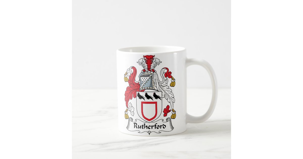 Rutherford Family Crest Coffee Mug | Zazzle