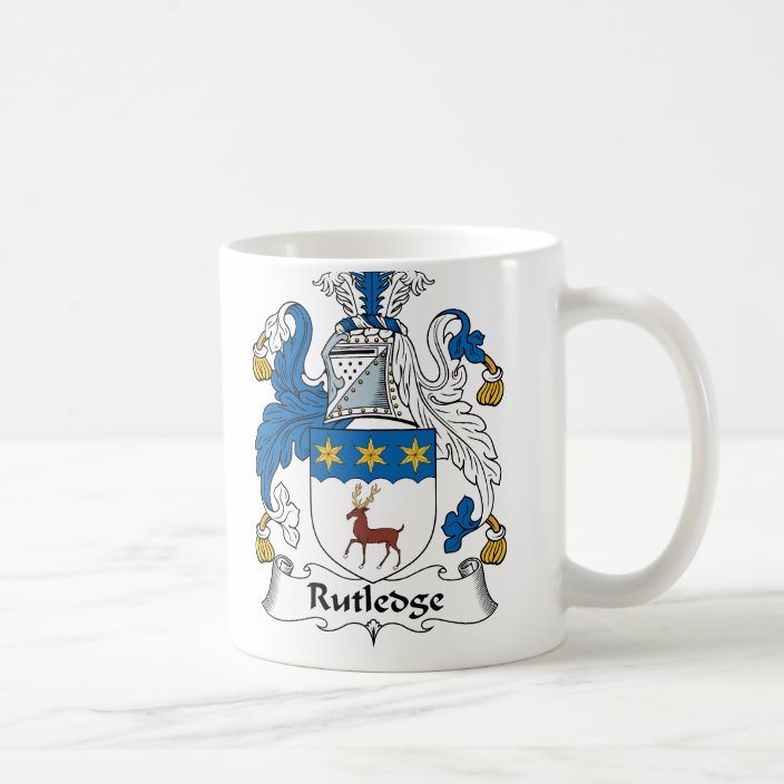 Rutledge Family Crest Coffee Mug | Zazzle.com