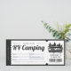 RV Camping Gift Voucher, Summer Camp Certificate | Zazzle