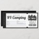 RV Camping Gift Voucher, Summer Camp Certificate | Zazzle