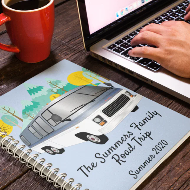 RV Journal Family Road Trip Vacation Notes Plans | Zazzle