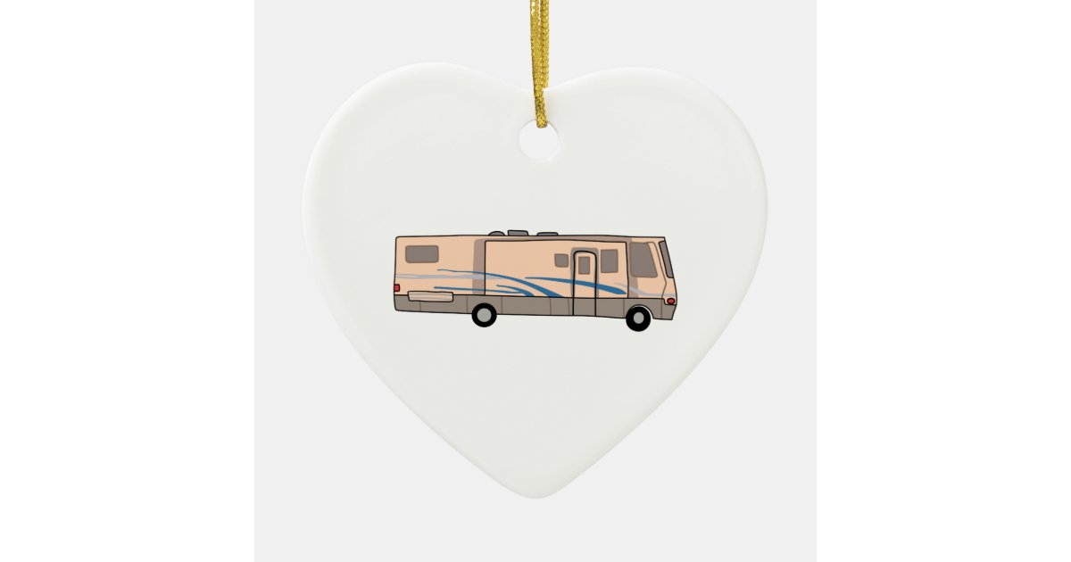 RV MOTORHOME CERAMIC ORNAMENT | Zazzle