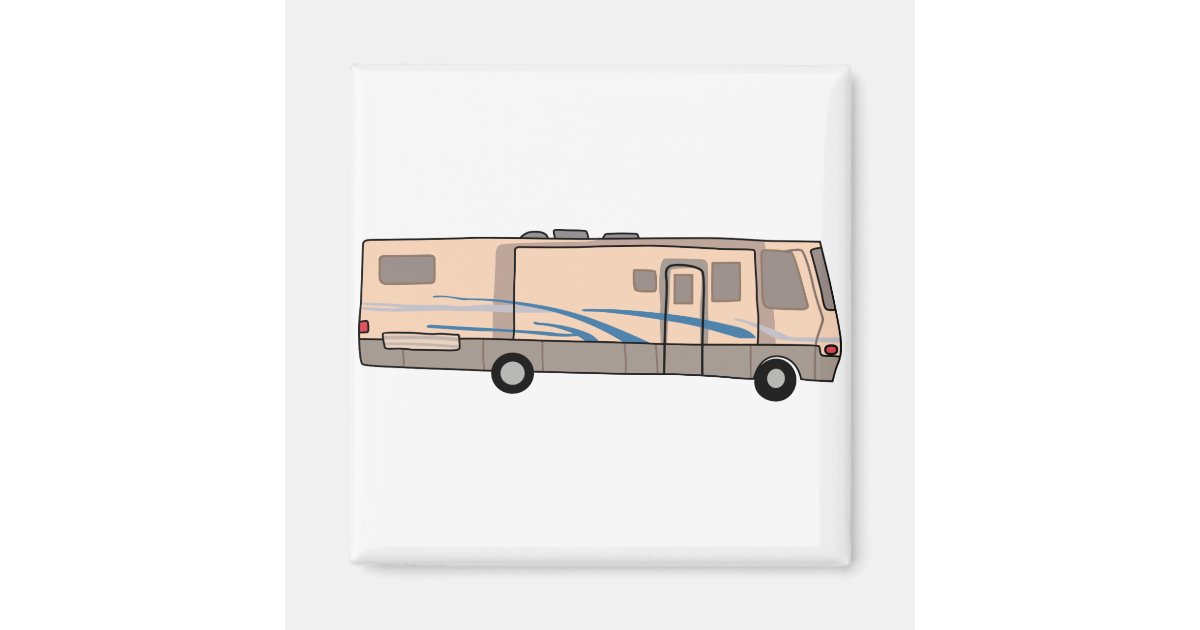 RV Motorhome Magnet | Zazzle