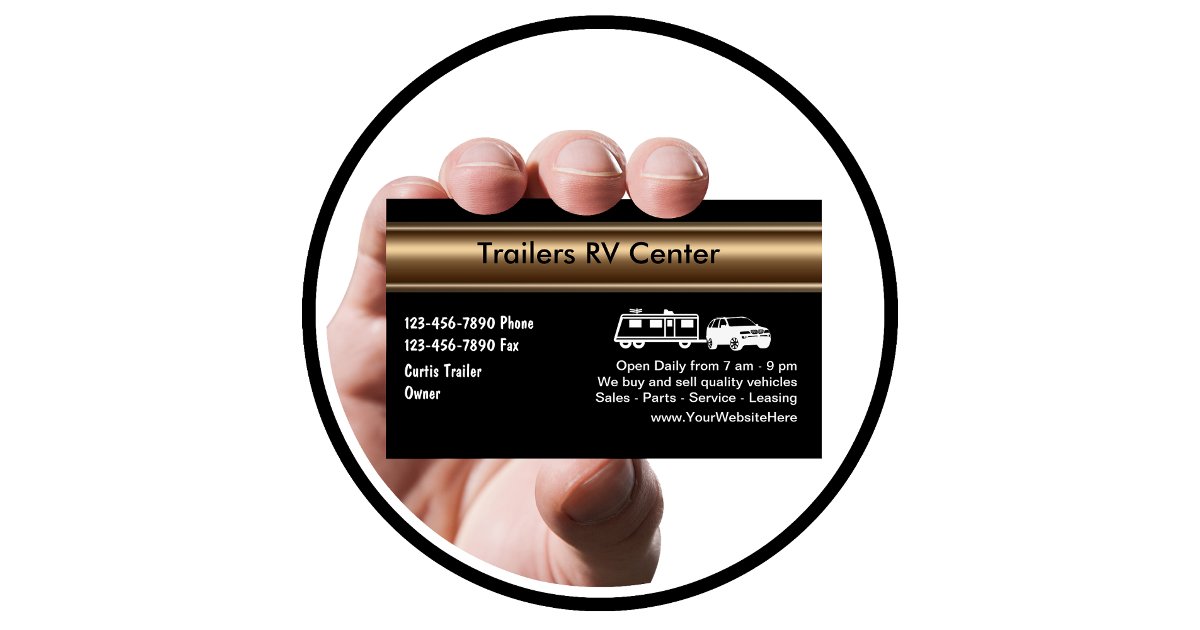 RV Trailer Business Cards | Zazzle