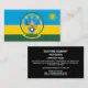 Rwandan Flag & Seal, Flag of Rwanda Business Card | Zazzle