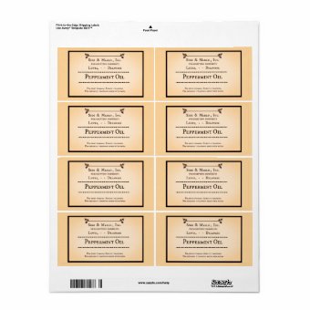 RX Lable / old -vintage / pepermint Label | Zazzle