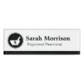 RX Pharmacy Logo Pharmacist Medical Care Name Tag | Zazzle