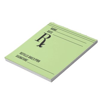Rx Prescription Pad #2 | Zazzle