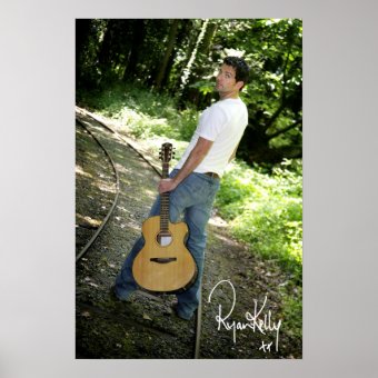 Ryan Kelly Music - Poster "signed" - Tracks | Zazzle