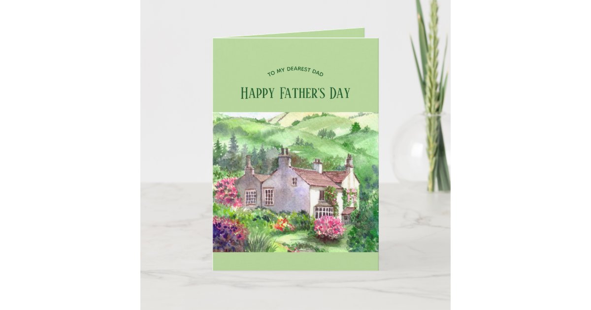 Rydal Mount, William Wordsworth Home Fathers Day Card | Zazzle