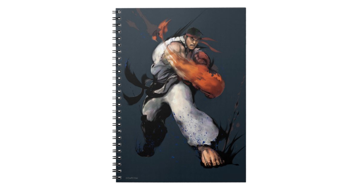 Ryu Punch Notebook | Zazzle