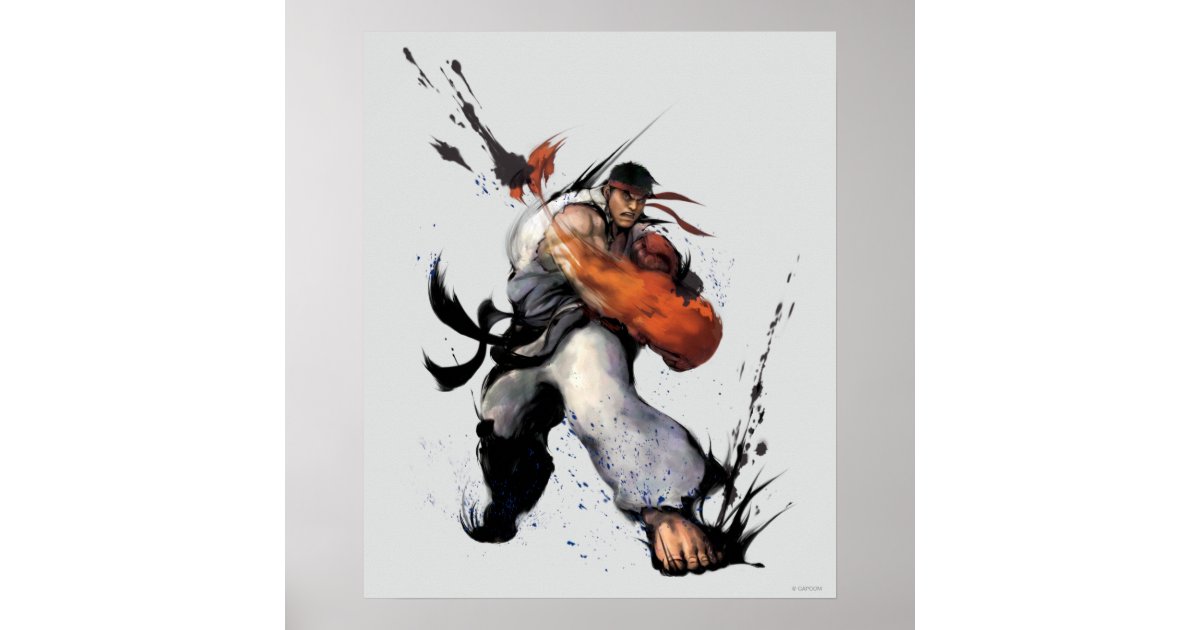 Ryu Punch Poster | Zazzle