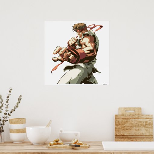 Ryu Stance Poster | Zazzle