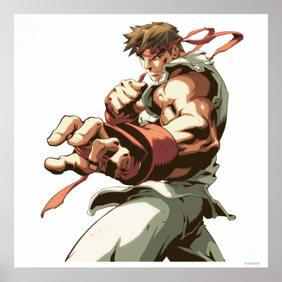 Ryu Stance Poster | Zazzle