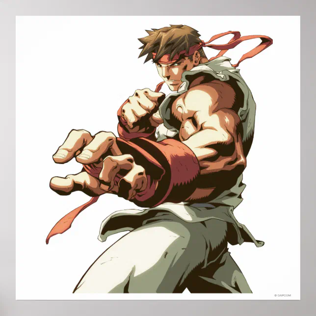 Ryu Stance Poster | Zazzle