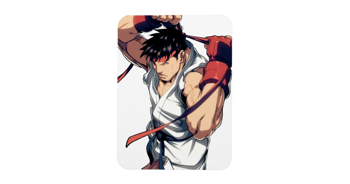 Ryu Tying Headband Magnet | Zazzle