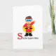 S is for Super Hero Lovable Letters Greeting Card | Zazzle