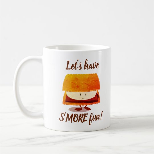 S’more fun cartoon character mug | Zazzle.com