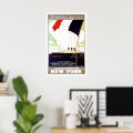 S.S. Paris French Line CGT Vintage Ship Ad Poster | Zazzle