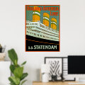s.s. Statendam Poster | Zazzle