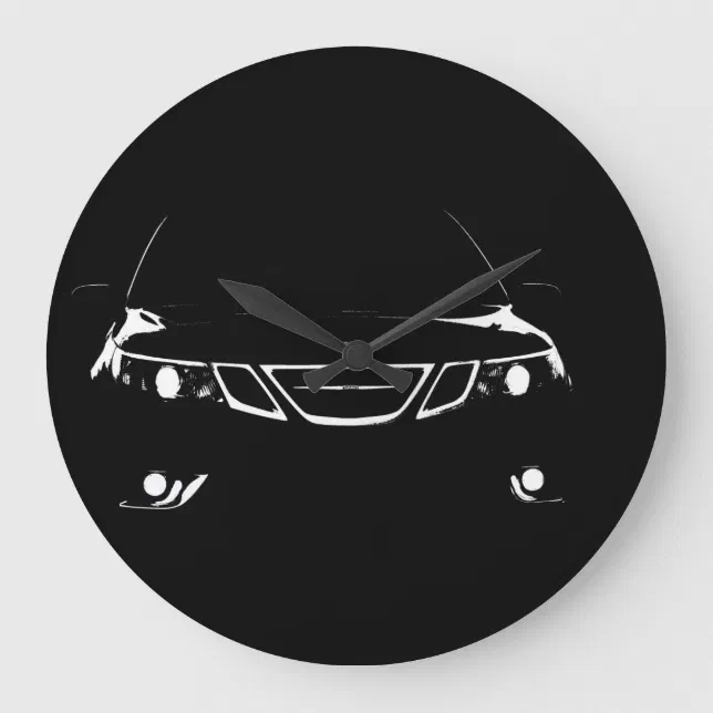 Saab Wall Clock | Zazzle
