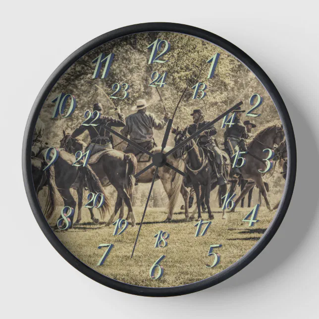 Saber Battle Clock | Zazzle