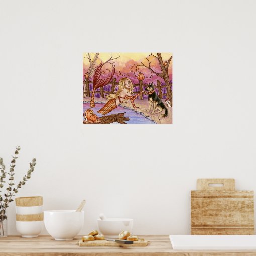 Sabrina - Fall Mermaid Poster | Zazzle