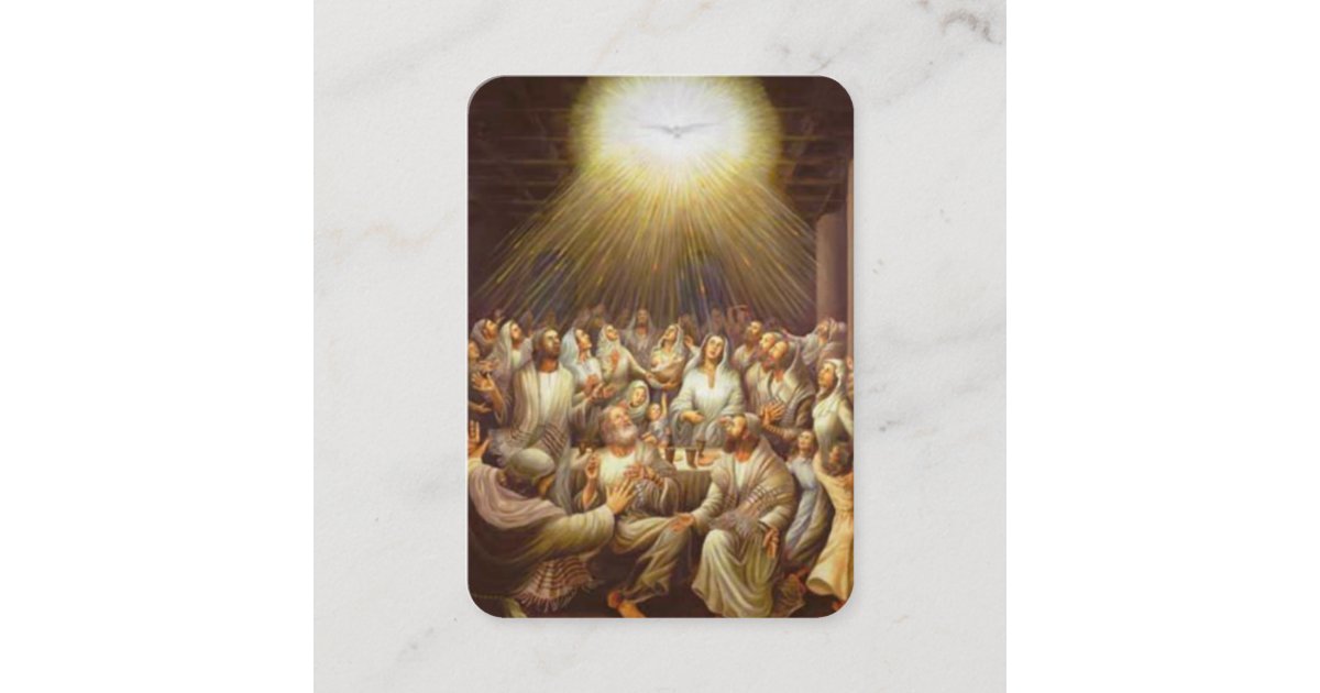 Sacrament of Confirmation Holy Spirit Prayer Cards | Zazzle