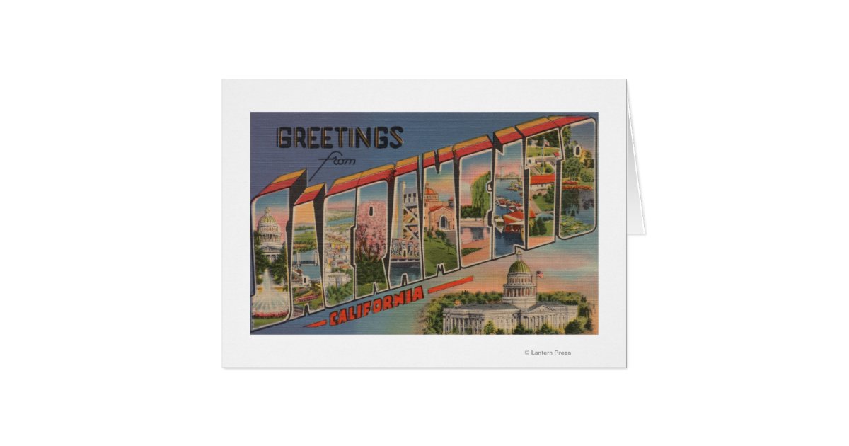 Sacramento, CaliforniaLarge Letter Scenes | Zazzle