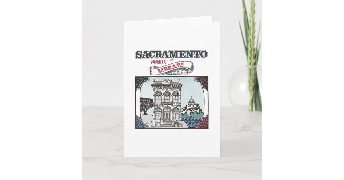 Sacramento Public Library Card | Zazzle