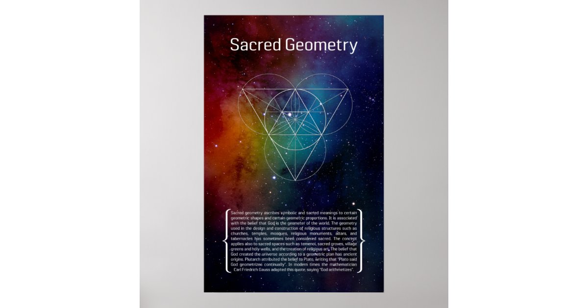 Sacred Geometry Poster | Zazzle