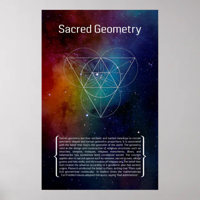 Sacred Geometry Poster | Zazzle