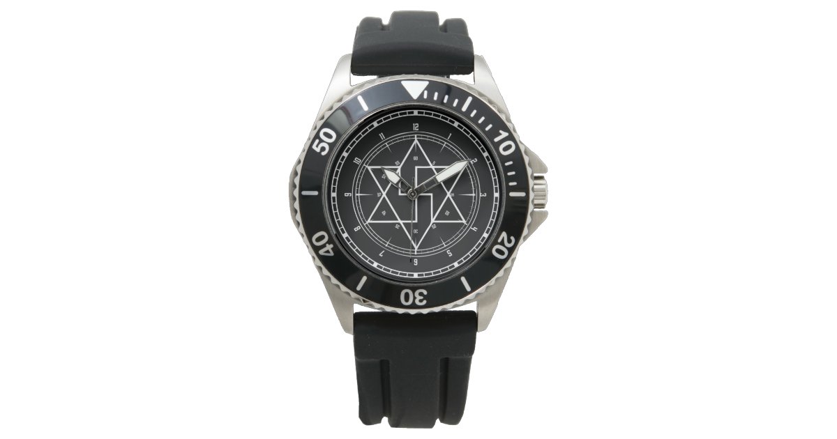 Sacred Geometry Protection Symbol Watch | Zazzle