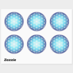 Sacred geometry sticker | Zazzle