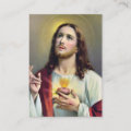 Sacred Heart Jesus Catholic Reparation Prayer Enclosure Card | Zazzle
