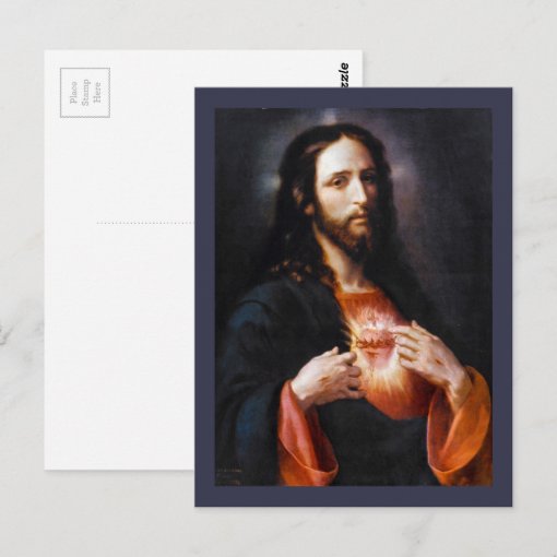 Sacred Heart of Christ Postcard | Zazzle