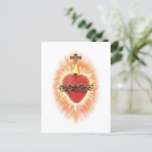 Sacred Heart of Jesus Postcard | Zazzle